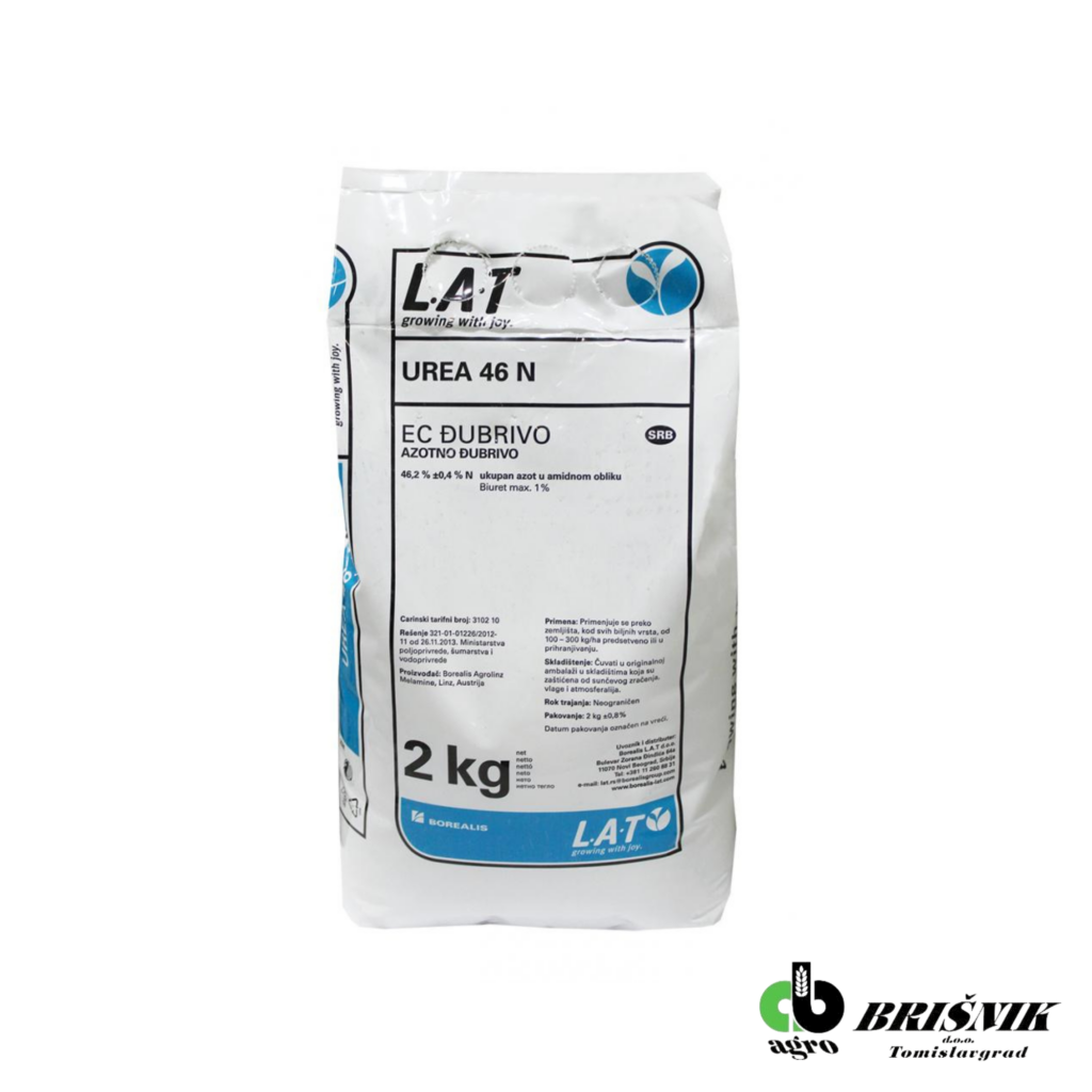 UREA 46 N dušično gnojivo 2 kg – Agro Brišnik